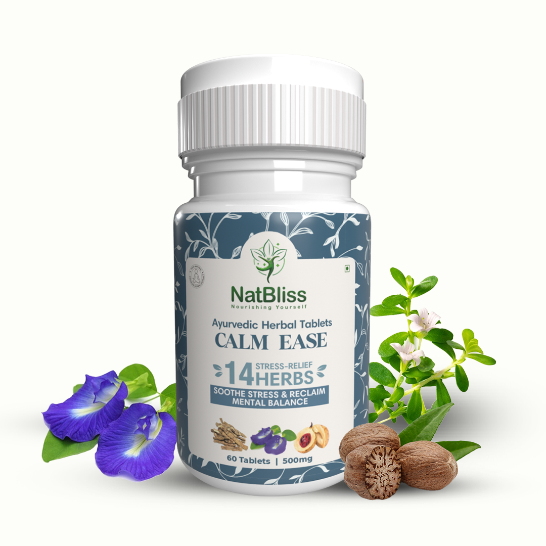 Calm@Ease Stress and Anxiety Relief Tablets – NatBliss - Nourishing ...
